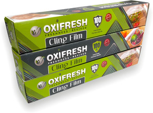 Oxi Fresh Cling Film 100 M 3 in 1 (10 microns) For Kitchen| Food ...