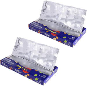 Freshee 75 Pre cut Aluminium Foil Sheet Pack of 2Pop up Kitchen ...