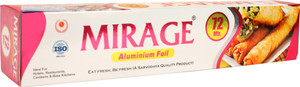 MIRAGE FOIL Multi-Purpose Hygienic Food Shrink Wrapping Paper Aluminium ...