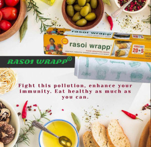 RASOI WRAPP FOOD WRAPPING PAPER 25 MTR | PAPER FOIL | BUTTER PAPER ...