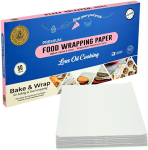 BEKKO Food Wrapping Paper Non-Stick Ideal for Baking & Wraps Safe ...