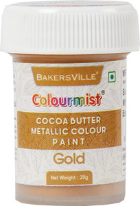 Colourmist Edible Cocoa Butter Metallic Colour Paint ( Metallic Gold ...