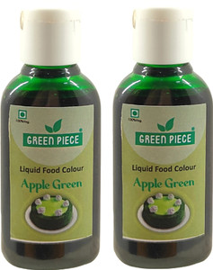 GREEN PIECE Apple Green Edible Liquid Food Colour .(15 ml each)(Pack of ...