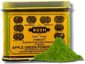 KONFIZ BUSH Apple Green Synthetic Food Colour Preparation Powder Green ...
