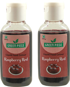 GREEN PIECE Raspberry Red Edible Liquid Food Colour .(15 ml each)(Pack ...