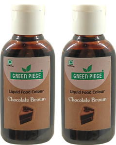 GREEN PIECE Chocolate Brown Edible Liquid Food Colour .(15 ml each ...