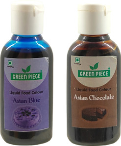 GREEN PIECE Edible Liquid Food Colour.(15 ml each)(Pack of 2 ...