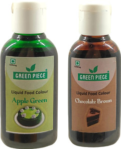 GREEN PIECE Edible Liquid Food Colour.(15 ml each),(Pack of 2 ...