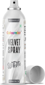 Colourmist Velvet Spray (White) 100ml, Cocoa Velvet Butter Spray for ...