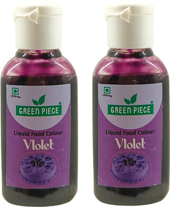 GREEN PIECE Violet Edible Liquid Food Colour .(15 ml each)(Pack of 2 ...