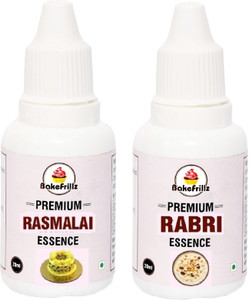 Bakefrillz Rabri & Rasmalai Food Essence (20 ml x 2) Rabdi Liquid Food ...