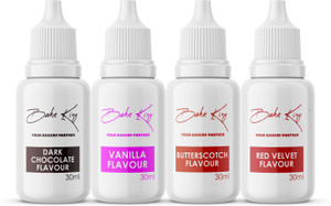 Bake King Set of 4 Food Essence for making Cakes Sweets & ice-Creams ...