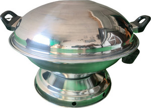 ma narmada havy aluminium tandoor bati maker Food Steamer Price in ...