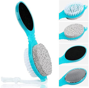 Planetone Foot Filler 4 in 1 Pedicure Brush Set Cleanse Scrub Buff Foot ...