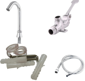 SUPERNAL Set of Brass foot operated tap,360deg rotating washbasin tap ...