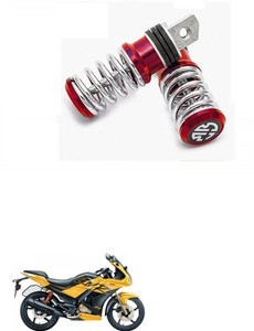 HashZet Spring Coiled Foot Rest Red For Hero Karizma ZMR Foot Rest ...