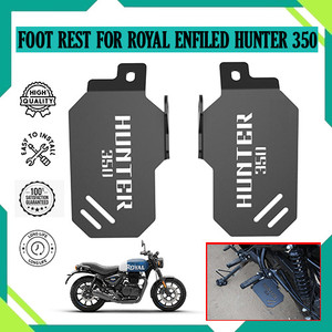 DAZZRIDE Rear Side Heavy Metal Foot Rest for Royal Enfield Hunter 350 ...