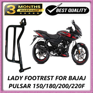 DAZZRIDE LATEST DESIGN HEAVY METAL LADY FOOTREST FOR Pulsar 150/180/200 ...