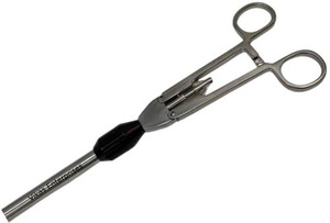 Vikas Enterprises Laparoscopic satinsky clamp 10mmx45cm Forceps Jar ...