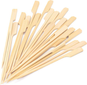 HAVME Bamboo Gun Skewers/Burger Sticks/BBQ Skewers/Cocktail Picks - 7 ...