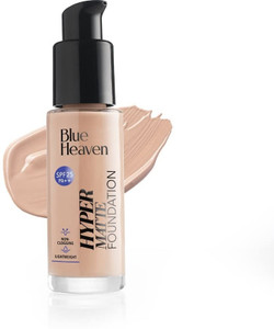 BLUE HEAVEN Hyper Matte Full Coverage Foundation Rose Vanilla 30Ml ...