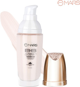MARS BB Cream Oil Free Natural Finish Foundation SPF 20 (02) Foundation ...