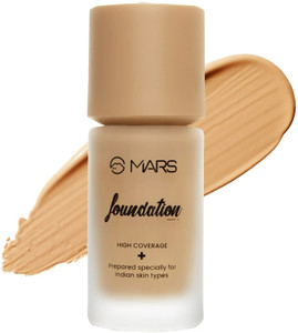 MARS High Coverage Liquid Foundation | Blemish Free & Blendable Makeup ...