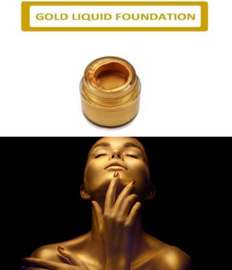 NADJA FACE AND BODY MAKEUP GOLD FOUNDATION SHINY FINISH Foundation ...