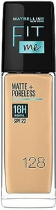 MAYBELLINE NEW YORK FIT ME MATTE+ PORELESS LIQUID FOUNDATION (SHADE 128 ...