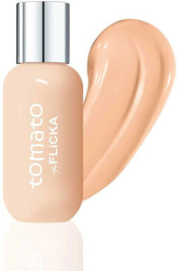 Flicka Tomato Foundation For Face Makeup, 02 Beige, 30ml Foundation ...