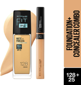 MAYBELLINE NEW YORK Perfect Matte Base Makeup Combo- Fit Me Concealer ...