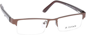 Titan Half Rim Rectangle Frame Price in India - Buy Titan Half Rim ...