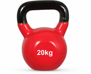 VECTOR X Vinyl Half Coating Kettle Bell for Gym & Workout 20 Kg Red ...