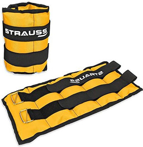 Strauss (5 Kg x 2) Ankle Weight | Wrist & Leg Weights Cuff, 5Kg Each ...