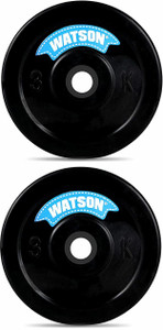 Watson Rubber Weight Plate Set (3KG X 2 =6KG) for Home Gym Weight ...