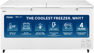 Haier 350 L Double Door Standard Deep Freezer Price in India - Buy ...