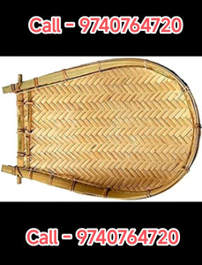 M/S Raja Dey Bamboo Kulo/Kula Cane Tray, for Pooja & Festival-01 Bamboo ...