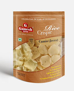 GANESH PAPAD GANESH RICE CRISPIE CUMIN(JEERA)(PACK OF 2) Price in India ...