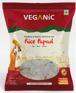 Veganic Rice Papad/ Khichiya Papad/ Appalam Akki Happala Fryum With ...