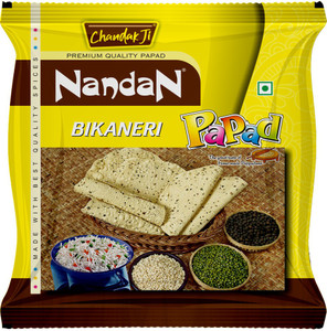chandakji Nandan Moong Punjabi Papad Masala Papad Price in India - Buy ...