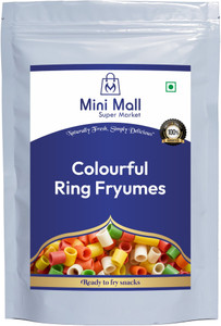 MINIMALL SUPER MARKET Ready to Fry Papad Snacks/Small Colourful Fingers ...