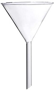 maruti Scientific Professional labware Glass Funnel, Liquid Chemicals ...