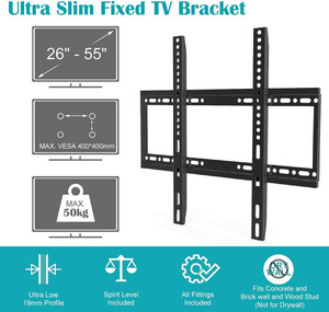 PNETROME TV WALL MOUNT/Stand For 43inch 50inch 55inch LG Samsung Mi ...