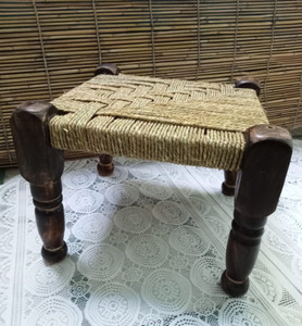 Regal shoppee Wooden stool Bar Stool Base Price in India - Buy Regal ...