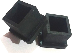 Akura 40 Floor Protector Square Rubber Cap/Bush for Furniture Chair ...