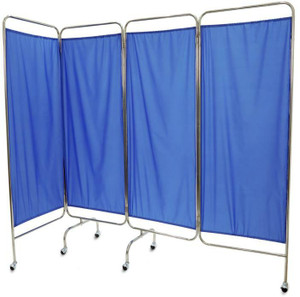 KosmoCare 4-Panel Hospital Bed Screen for Home Care Bedside Screen ...