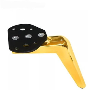 STEELARTCRAFT STEELARTCRAFT GoldThumb 6" Heavy Sofa Leg Set,PVD Gold ...
