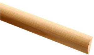 First connect Half Round Wooden Moulding Beat Patti For Furniture Rack ...