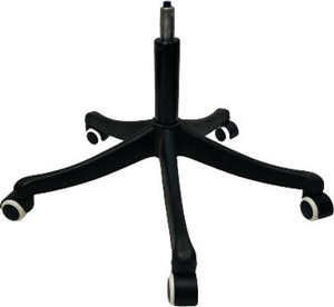 Tarun Revolving Chair Base 26 inch Morni Base with White Black Wheel ...