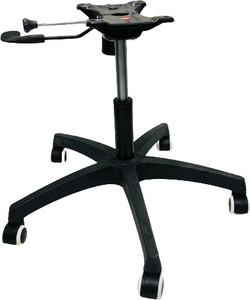 P P CHAIR Chair Base (Star) with White Black Wheel(120 mm Hydraulic ...